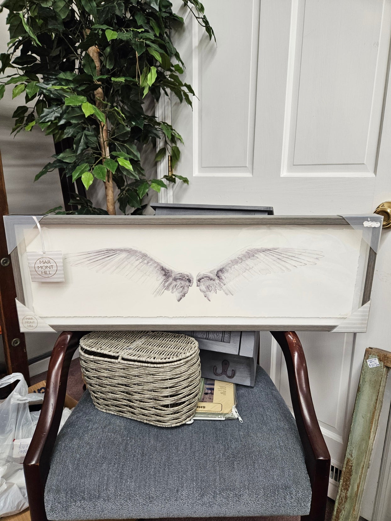 Framed Angel Wings – New Leaf Consignment Plus