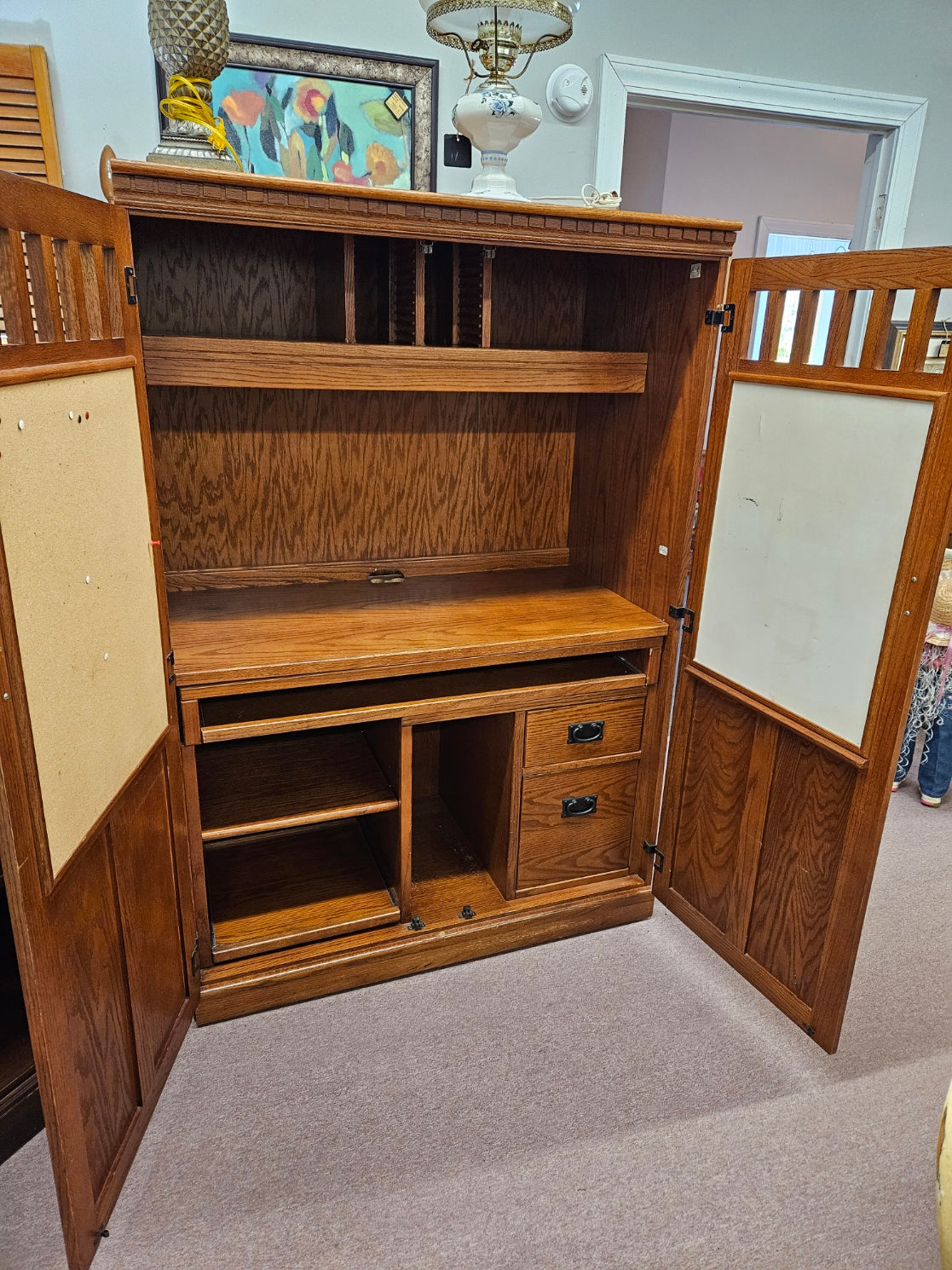 Mission Style Computer Desk – New Leaf Consignment Plus